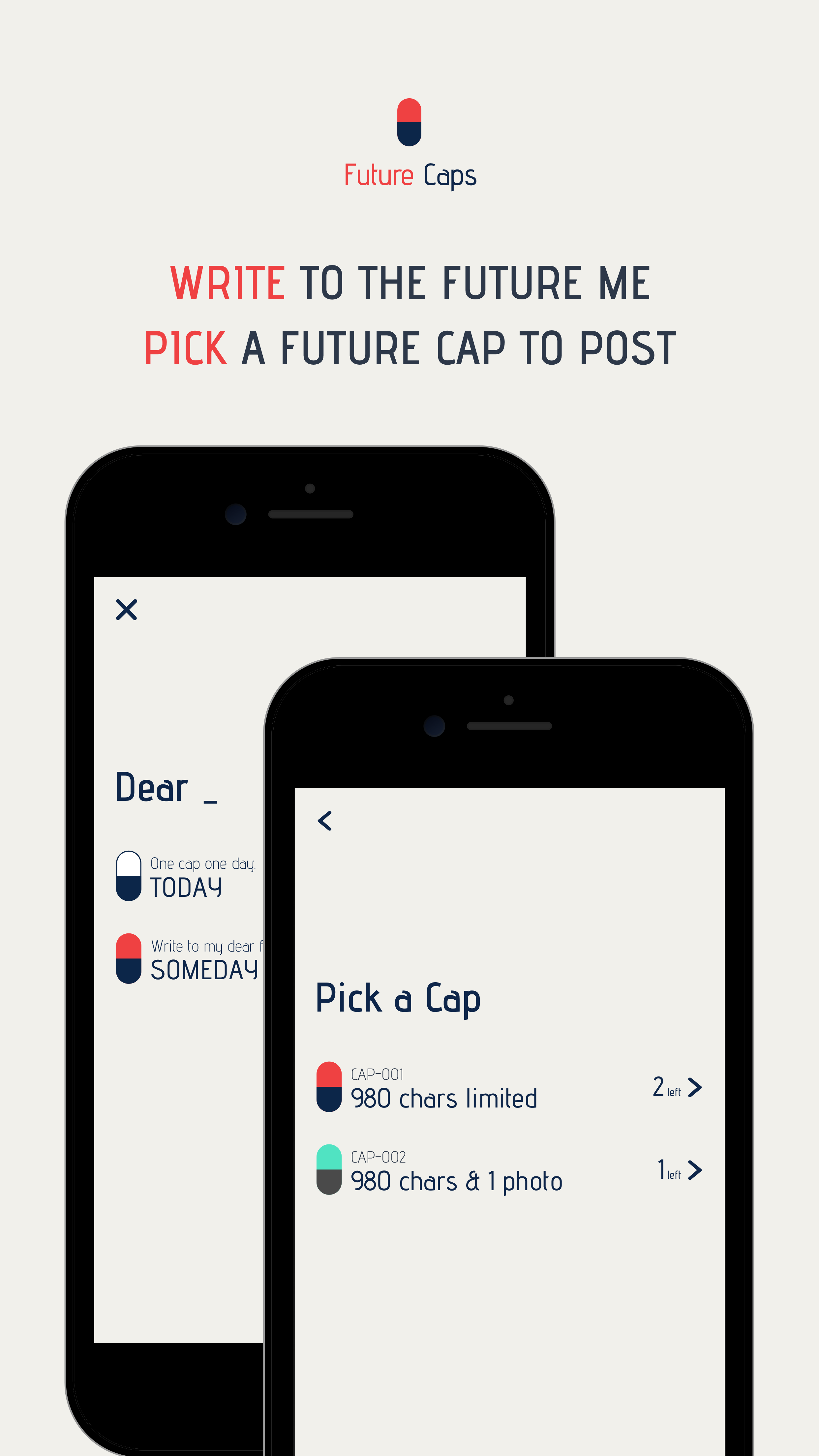 Time Caps - Write to my dear future